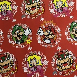 Hallmark | Party Supplies | Super Mario Gift Wrap Wrapping Paper Roll ...